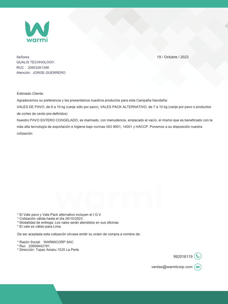 Hoja Membretada | PDF