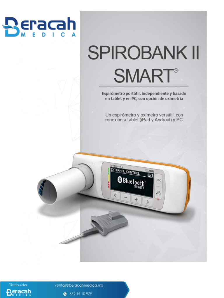 SPIROBANK II Smart - Beracah | Descargar gratis PDF | Tableta | Bluetooth