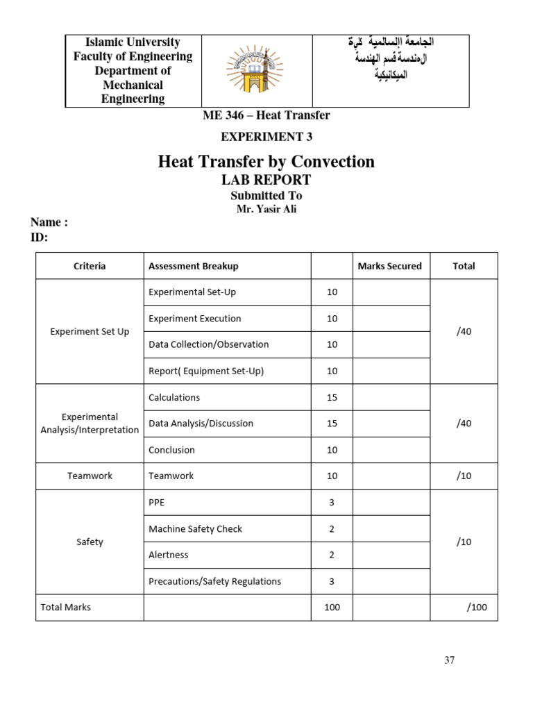 Lab3-Heat Transfer Lab | PDF