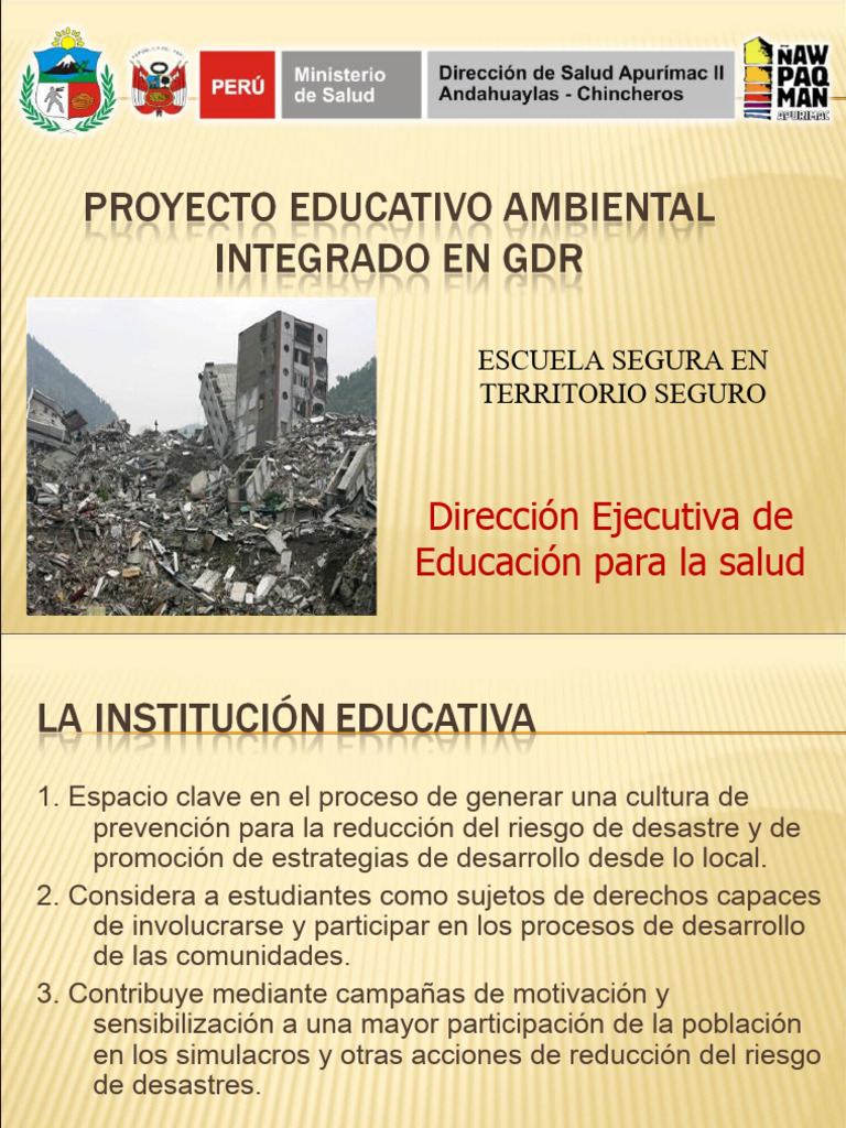Proyecto Educativo Ambiental Integrado GDR | PDF Proyecto Educativo Ambiental Integrado GDR | PDF