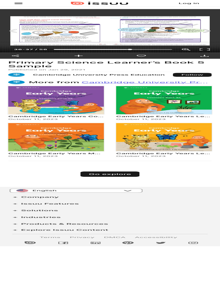 Primary Science Learner's Book 5 Sample by Cambridge University Press ...