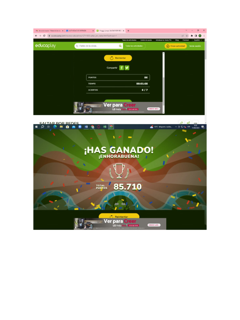 Actividad de Entrada | PDF