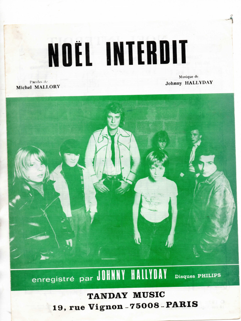 Johnny Hallyday Noel Interdit | PDF