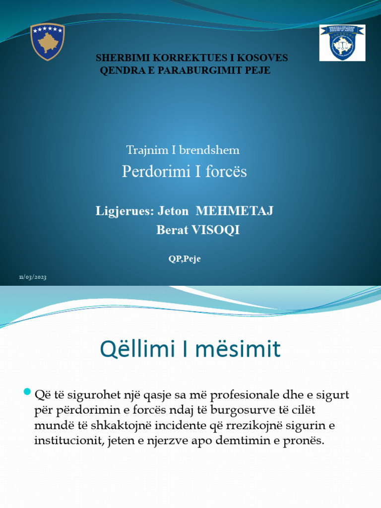 LIGJERATA - 8 - Perdorimi I Forces | PDF