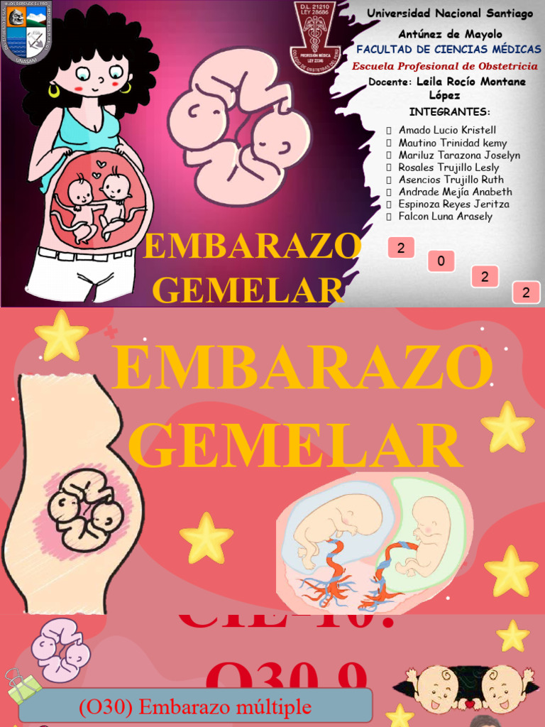Embarazo Gemelar: Diagnóstico y Manejo | PDF | El embarazo ...