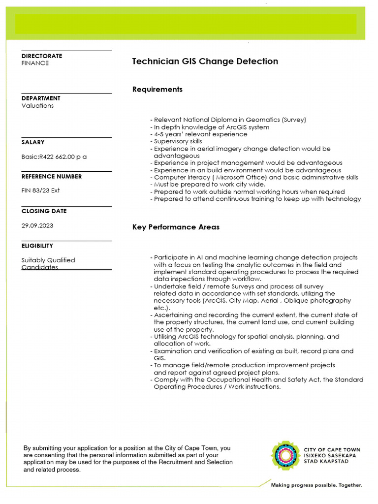 Data Overview - Technician GIS Change Detection | PDF | Geographic ...
