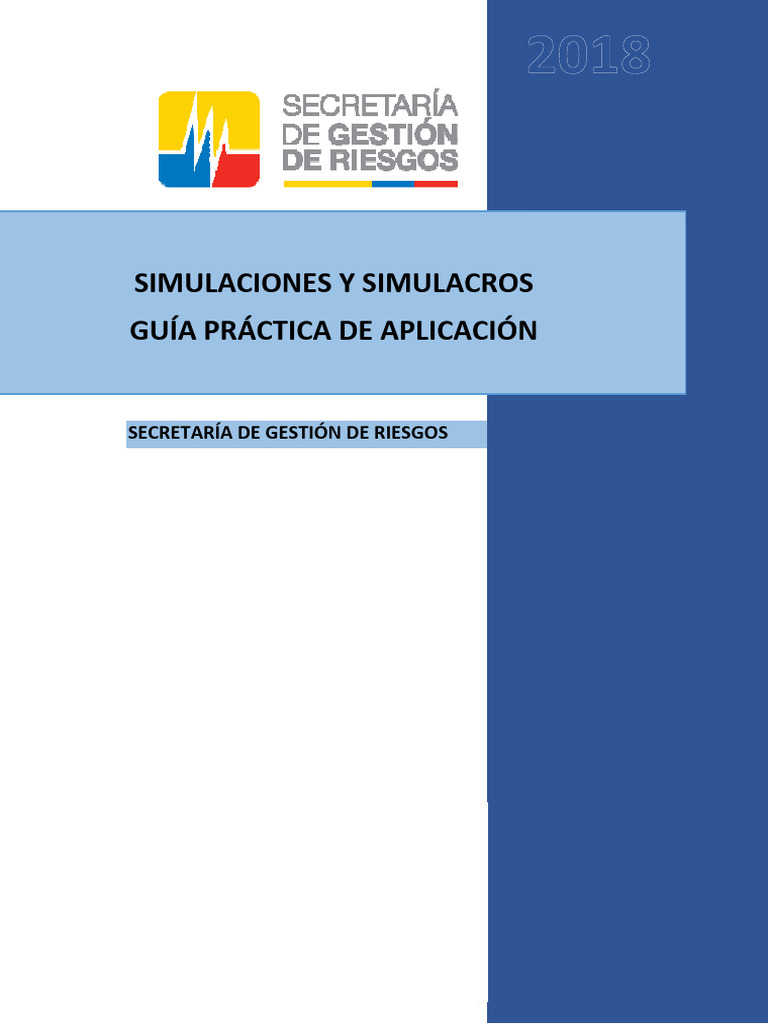 Guía de Simulaciones y Simulacros | PDF | Simulación | Evaluación