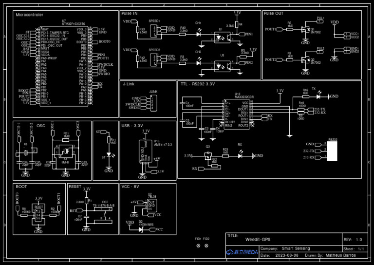 Weedit-GPS Circuit Design Overview | PDF