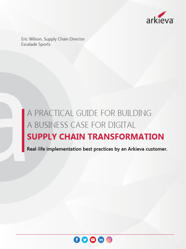 Digital Supply Chain Transformation Whitepaper | PDF | Supply Chain | Performance Indicator
