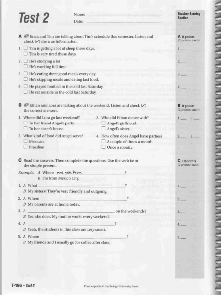 Basics Test | PDF