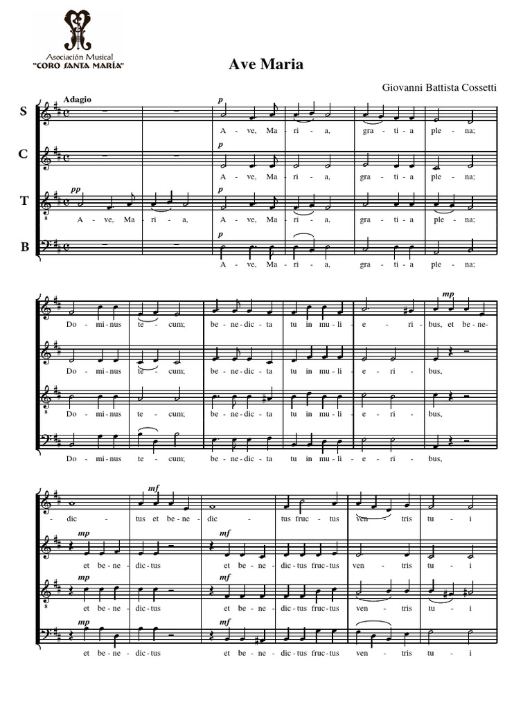 Ave Maria Cossetti | PDF