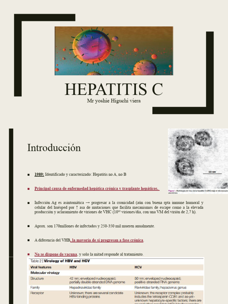 Hepatitis C PEC Setiembre | PDF | Virus de la hepatitis C | Virus