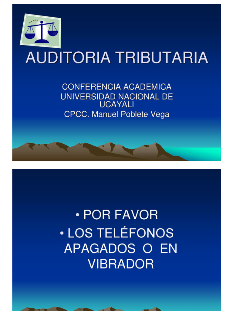 Auditoria Tributaria | PDF
