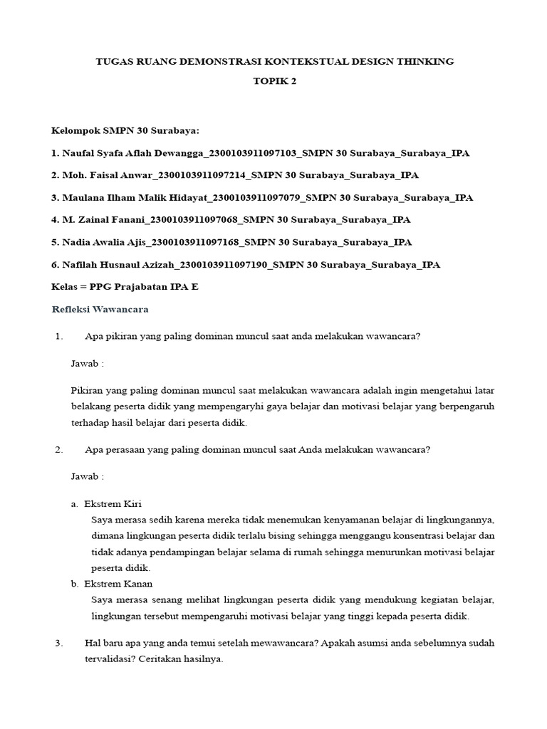 Nafilah Husnaul Azizah_demonstrasi Kontekstual t2 | PDF