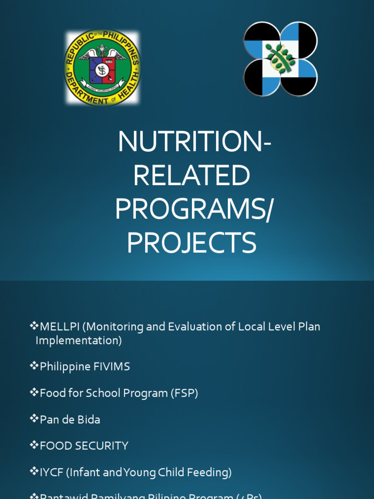 Overview of Philippine Nutrition Programs | PDF | Food Security | Nutrients