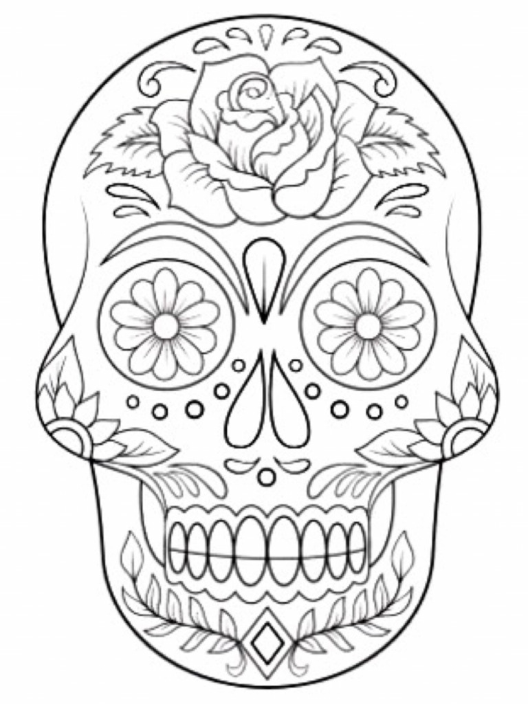 Imprimible Calavera | PDF