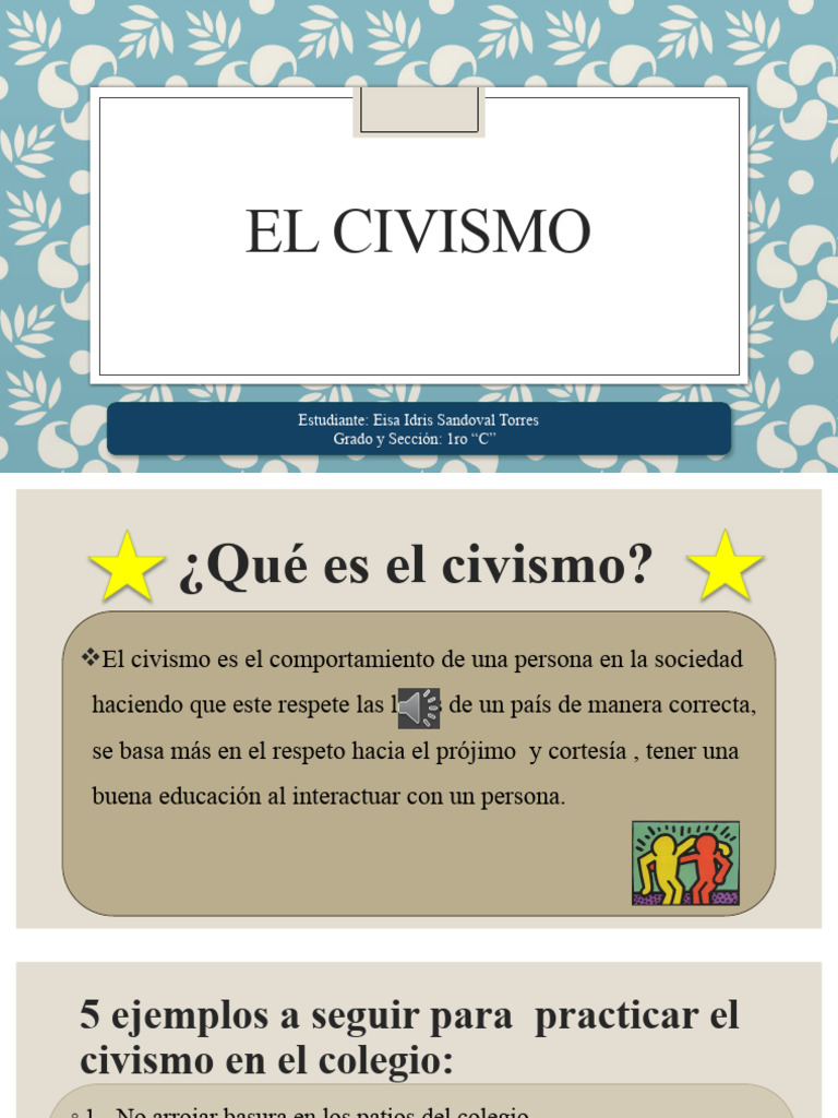 El Civismo | PDF | Crecimiento personal y profesional