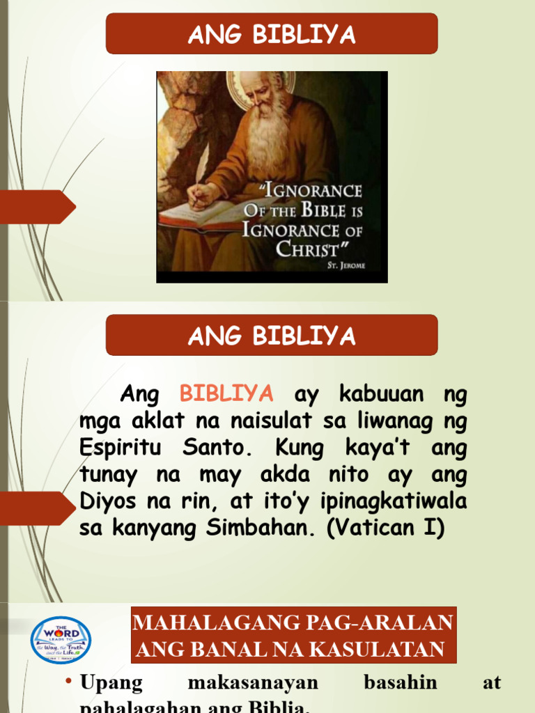 Ang Bibliya | PDF