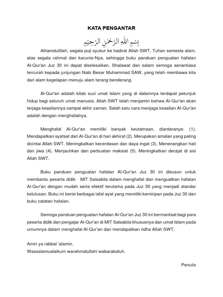 KATA PENGANTAR Buku Panduan | PDF