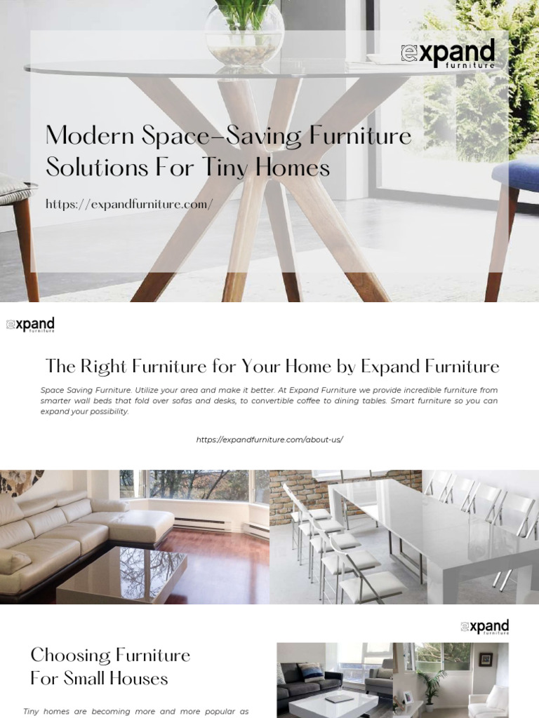 Modern Space Saving Furniture Solutions For Tiny Homes Expand
