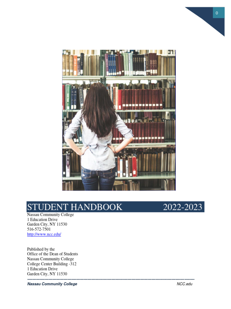 Student Handbook | PDF | Plagiarism | Academic Dishonesty