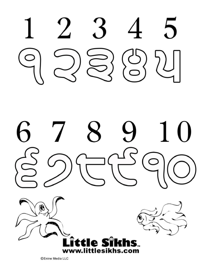 Punjabi Numbers | PDF