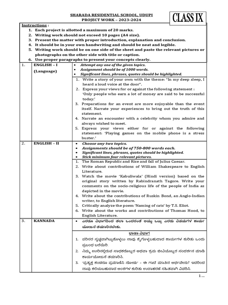 Project CLASS Ix | Download Free PDF | Area | Volume
