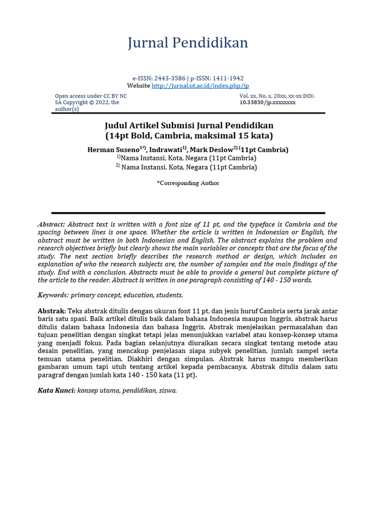 Template Jurnal UT | PDF