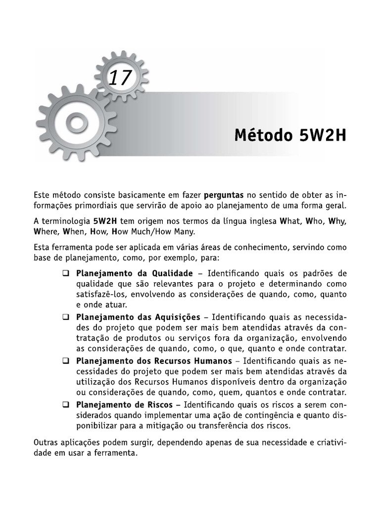 Método 5W2H | PDF