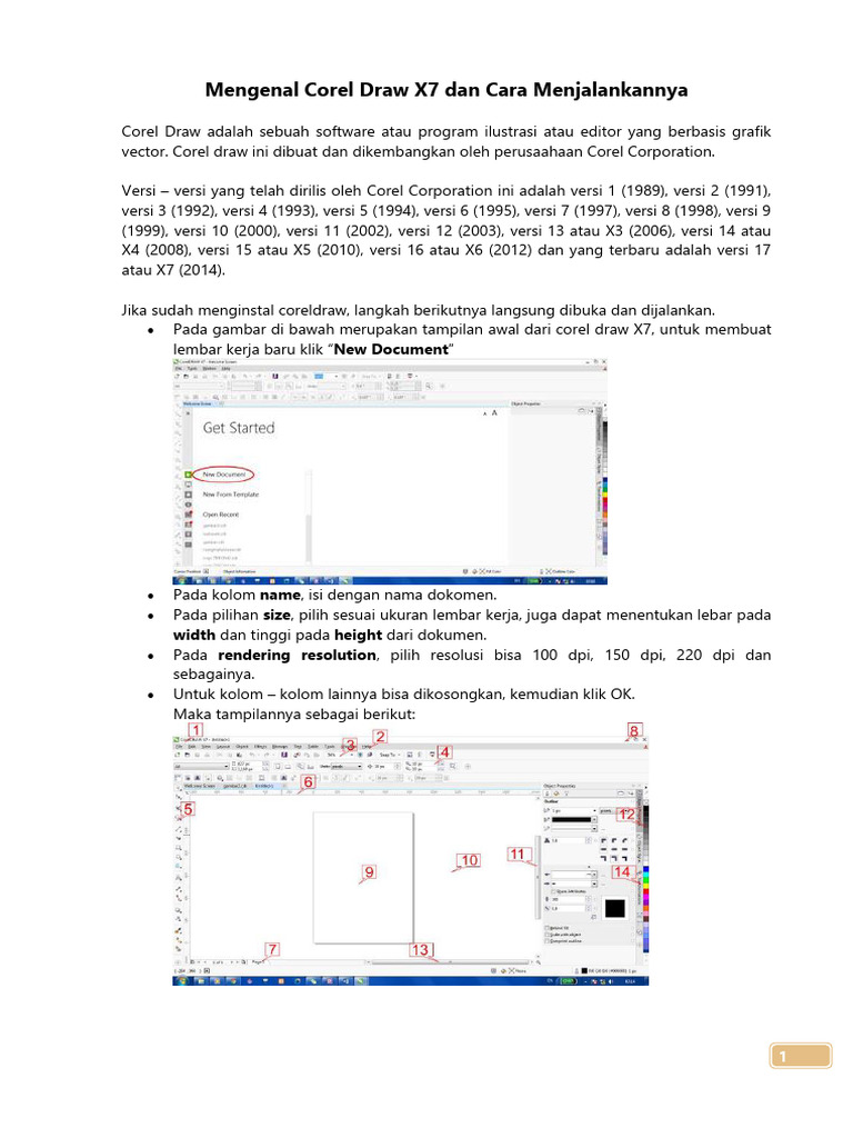 Modul CorelDRAW X7 | PDF | Seni
