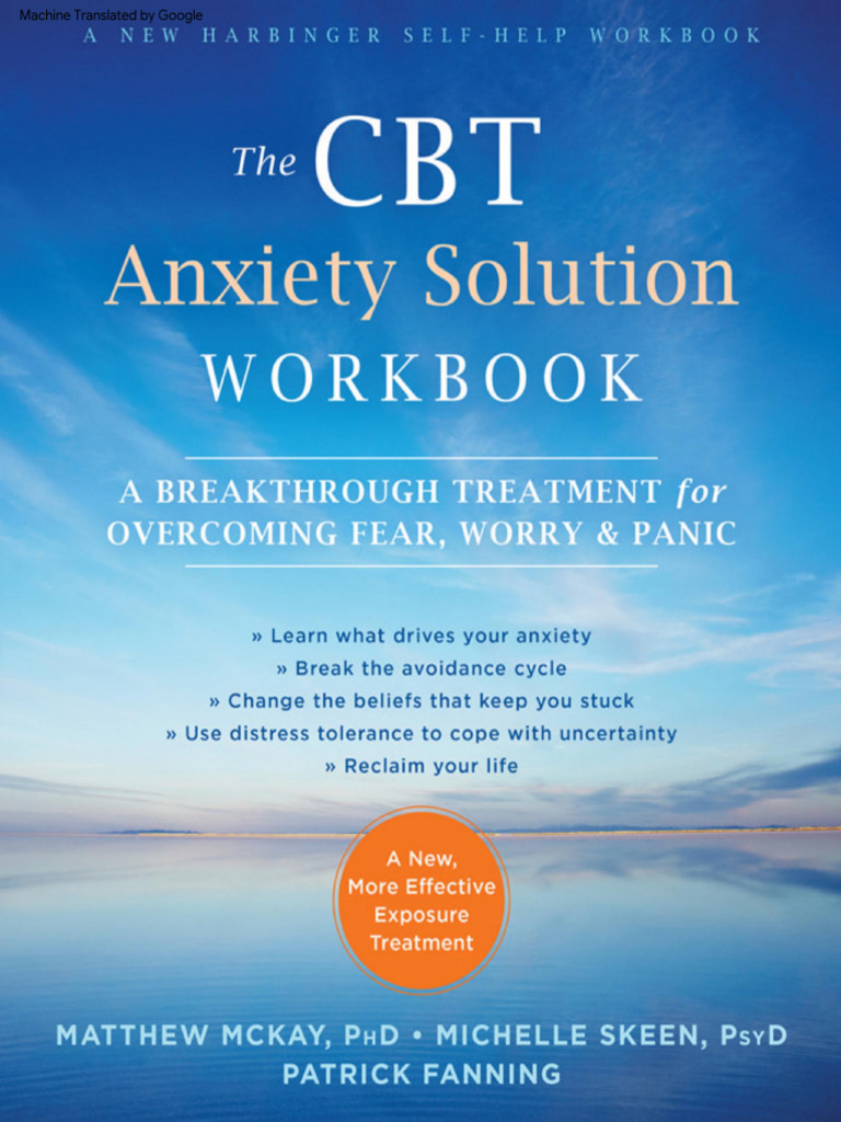 The CBT Anxiety Solution Workbook - A Breakthrough Treatment For ...