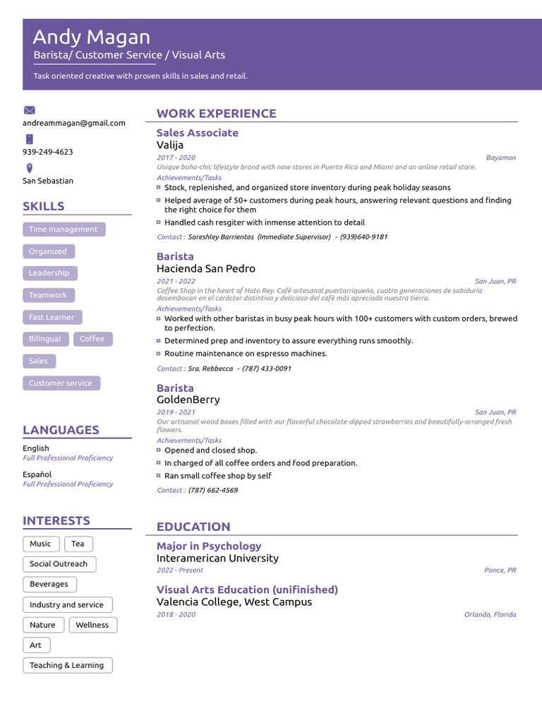 Andy's Resume | PDF | Learning