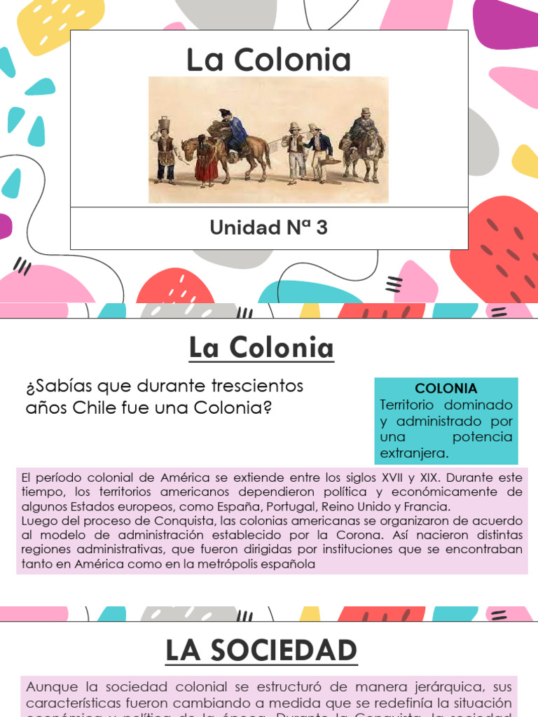 PPT La Colonia | PDF | Colonialismo | Imperio español