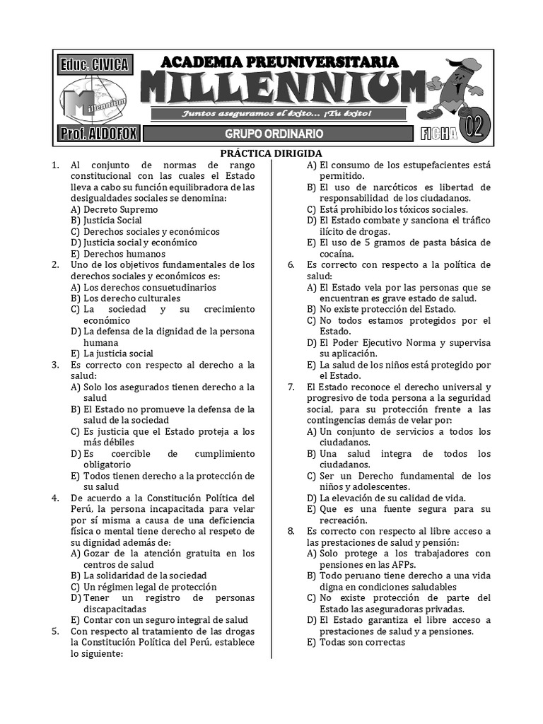 02 Civica Millenium Virtual | PDF | Derecho laboral | Estado (política)