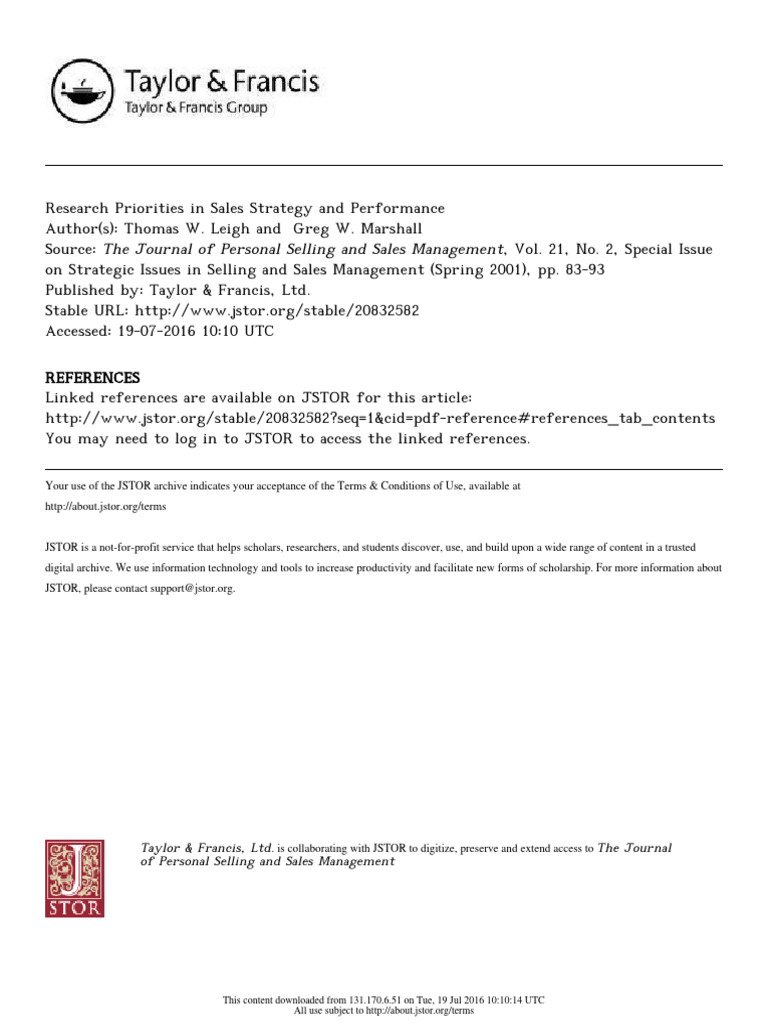 RP Sales Strategy and Performance | PDF | Sales | Customer Relationship ...