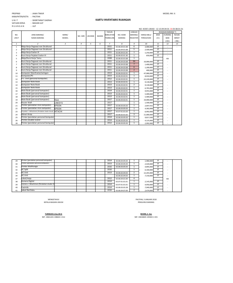 Kir 2018 Dari Bagian Umum | PDF