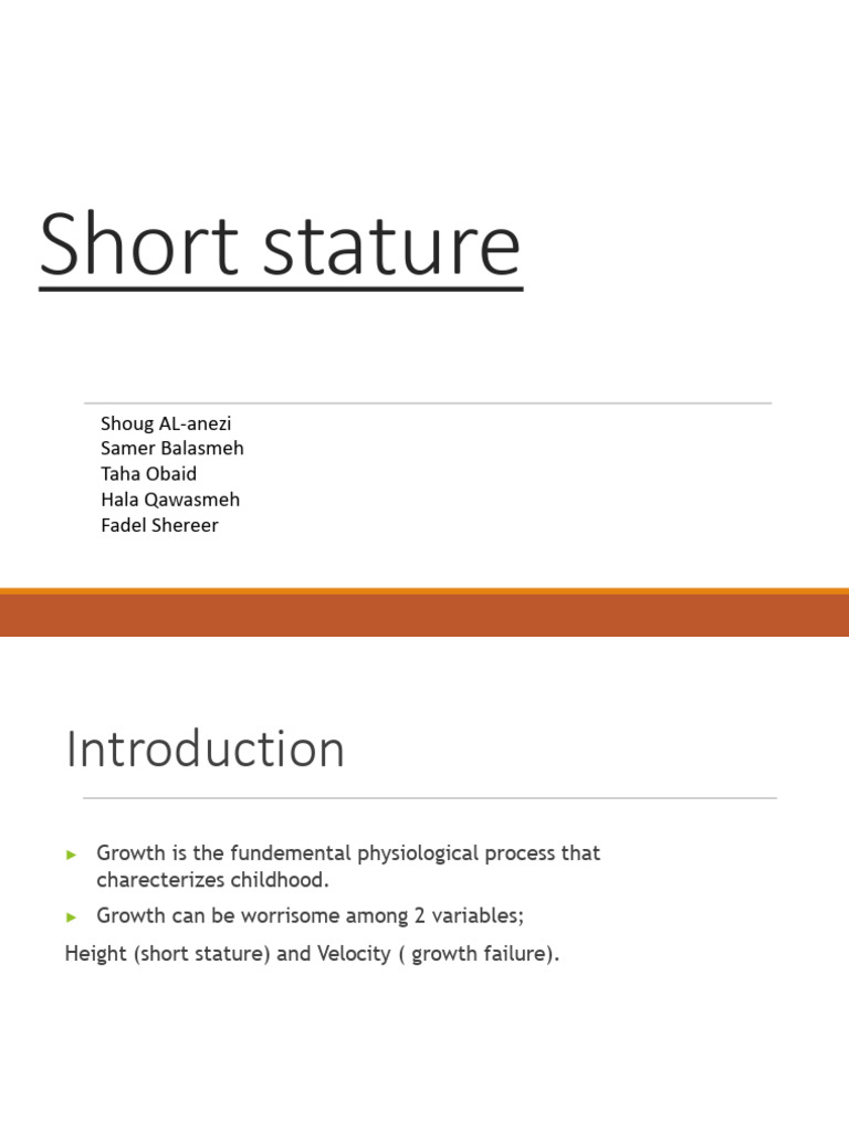 5 Approach To Short Stature | PDF