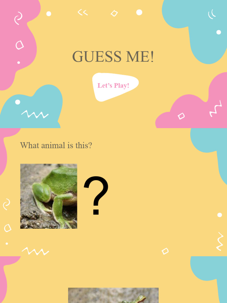 Guess Me Game 1 | PDF