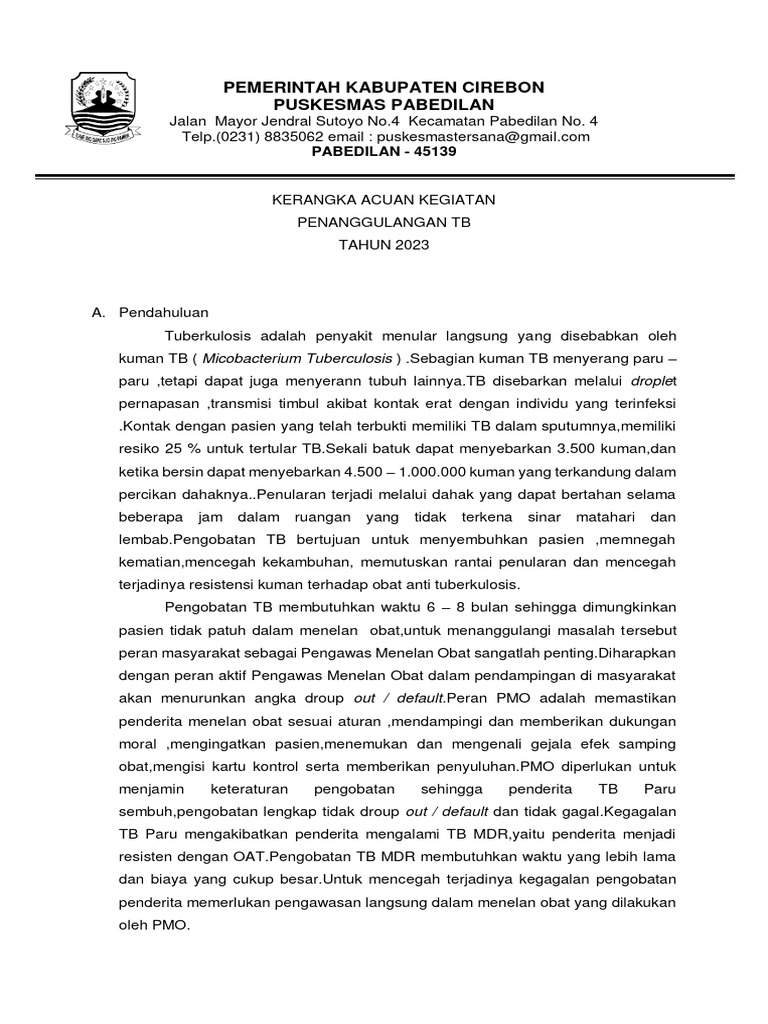 Kak TB Paru 2023 | PDF