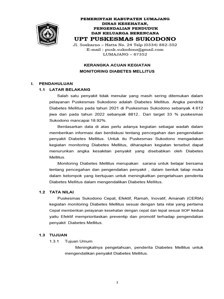 Kak Monitoring DM | PDF