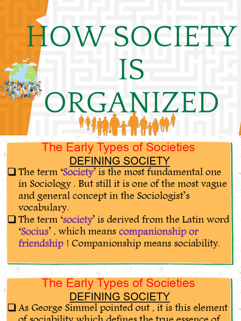 Week 5 6 HOW SOCIETY IS ORGANIZED | PDF | Family | Society
