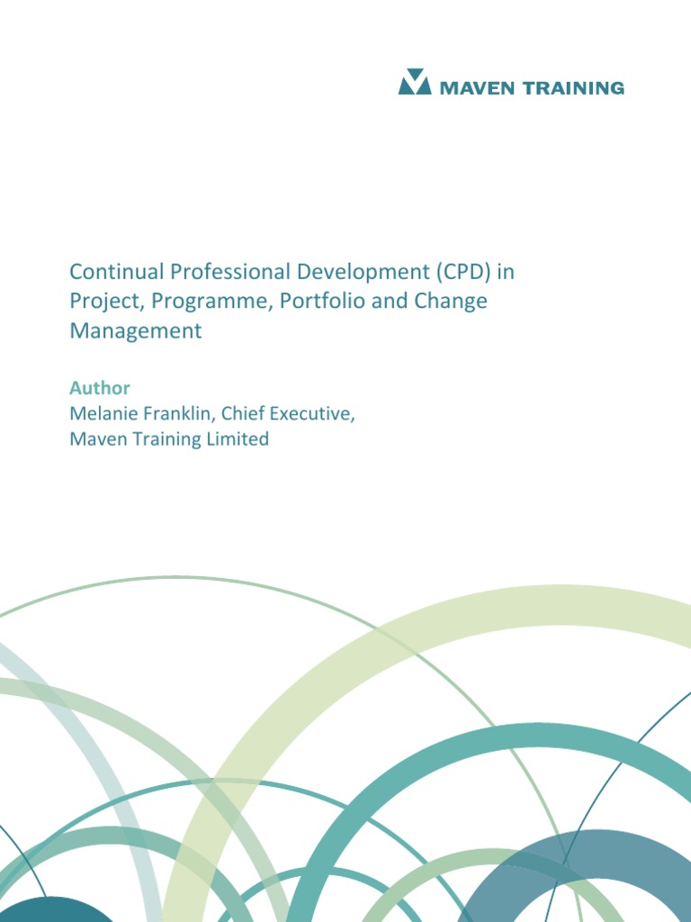 Continual Professional Development 1.0 | PDF | Competence (Human ...