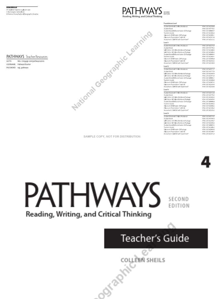 Pathways RW 4 Teachers Guide | PDF | Mars