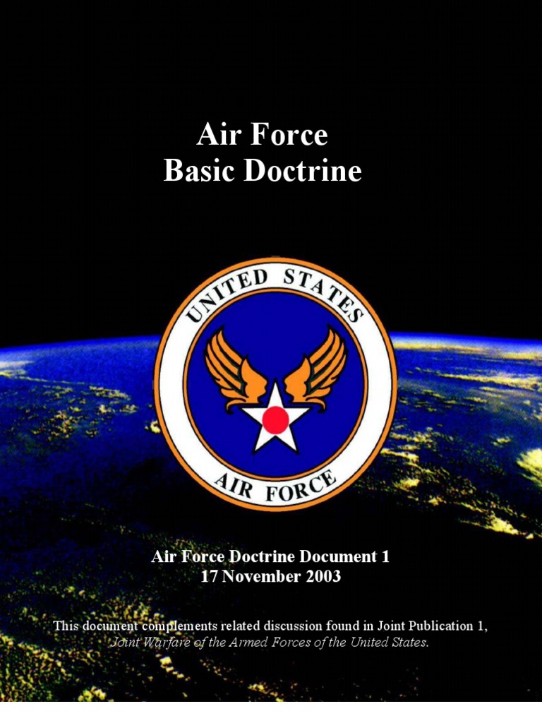 Afdd 1 | PDF | United States Air Force | Military