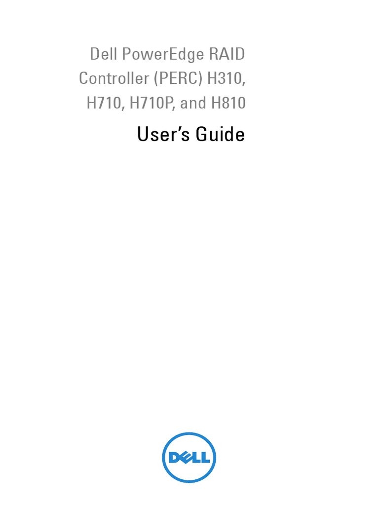 Dell Hardware Raid Perc h710 Controller | PDF | Cache (Computing ...