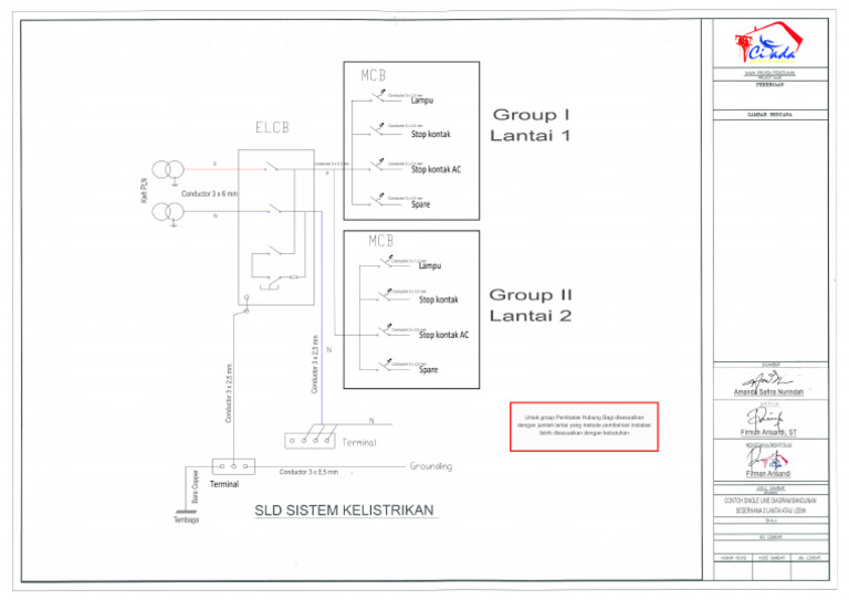Single Line Diagram Model LT 2 | PDF