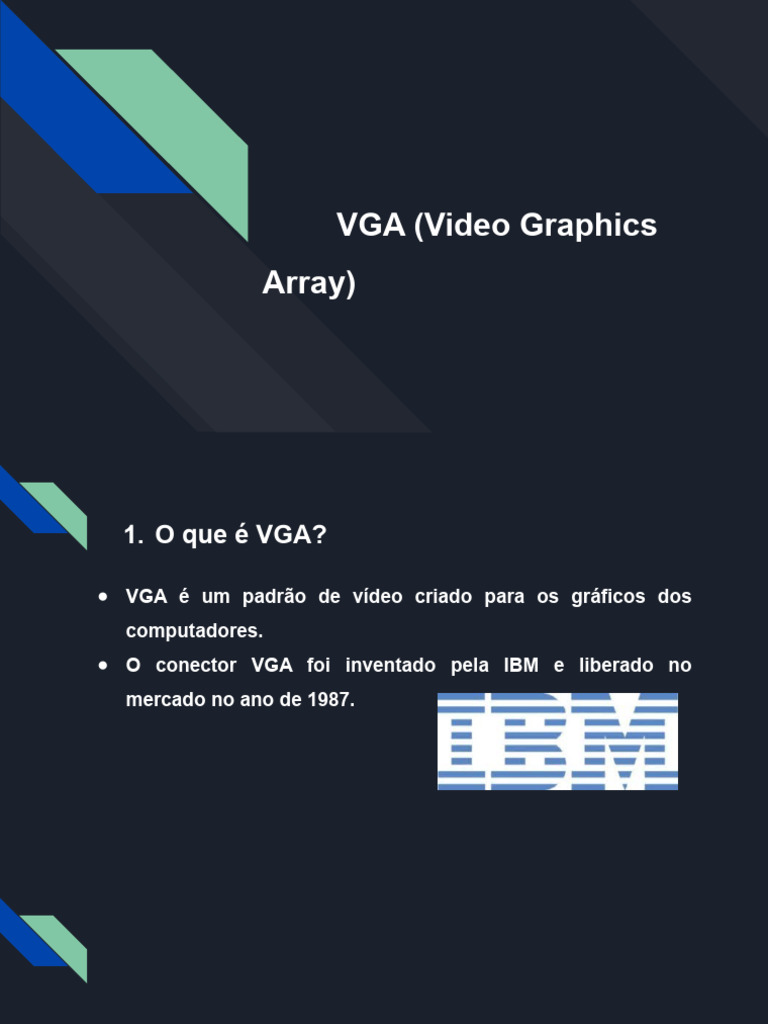 VGA (Video Graphics Array) | PDF