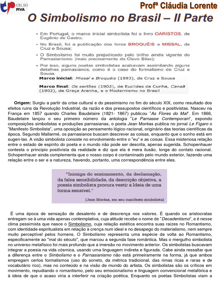 Simbolismo II | PDF