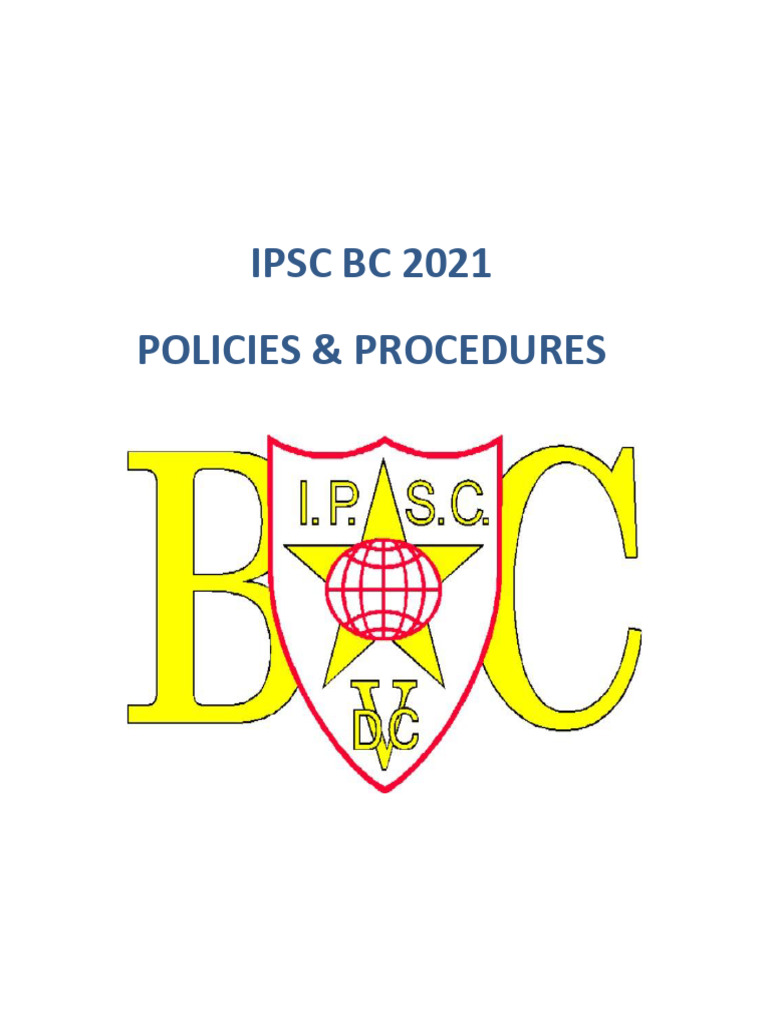 IPSC BC 2021 Policy Procedures 08 12 | PDF