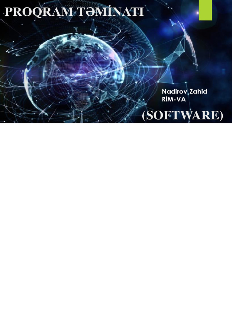 11 DƏRS Proqram Təmi̇nati | PDF